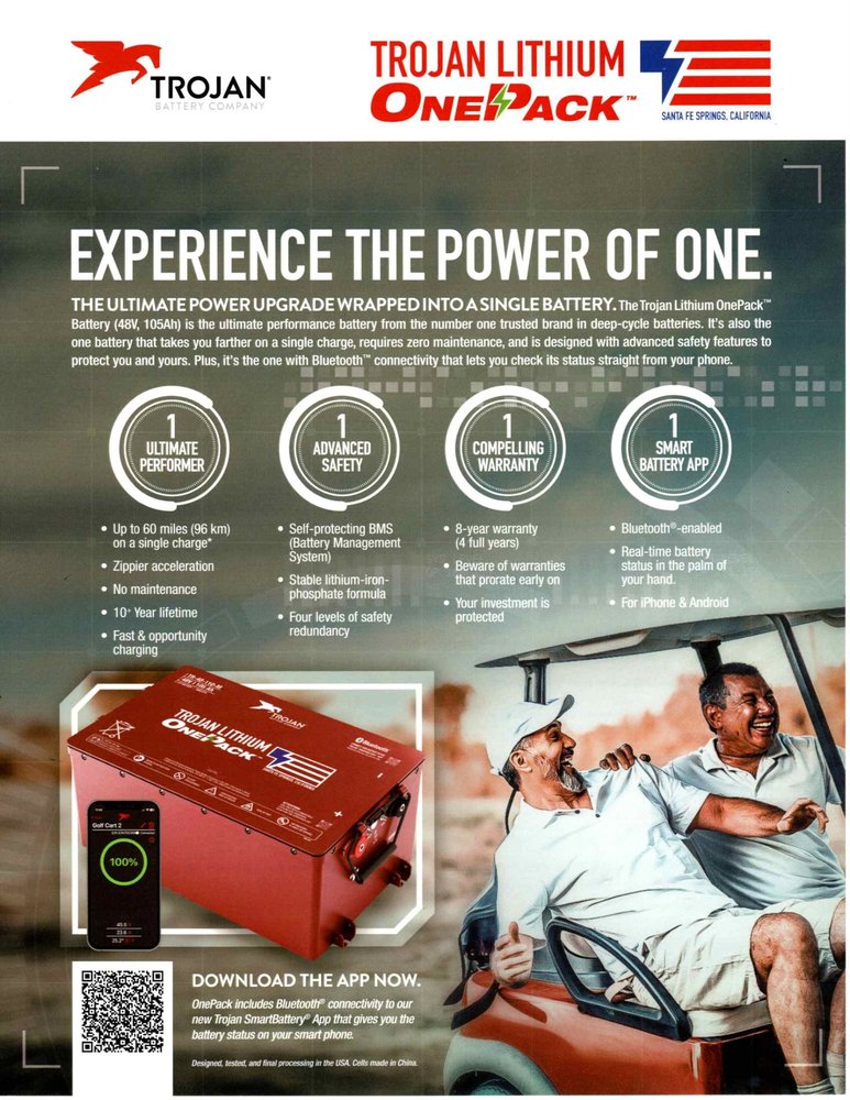 Lithium Batteries - Sunshine State Golf Carts